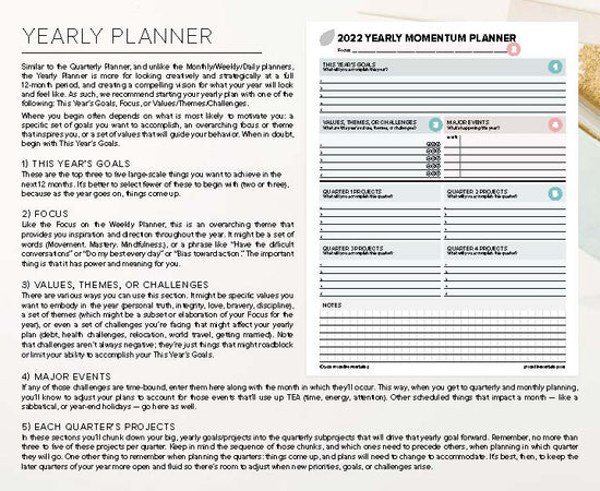 Digital Momentum Planner Pack (2026)